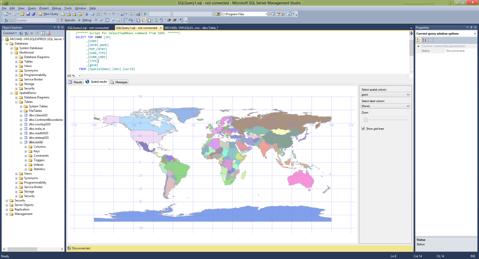 Tipos de dato espaciales de SQL Server – visOal